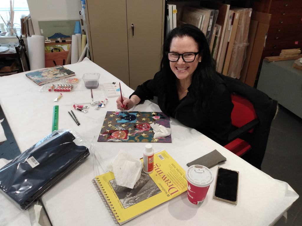 Mixed Media Collage Painting with Mikel Elam – Cerulean Arts