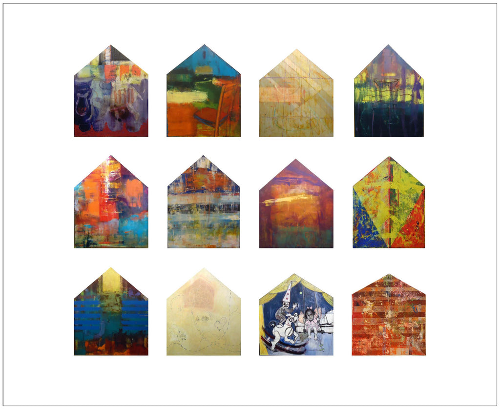 Tilda Mann: House Shapes Poster – Cerulean Arts